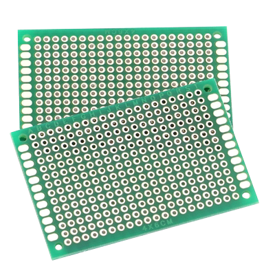 玻纤环氧板实验板 双面PCB 电路板洞洞板 线路板厚度1.6 4x6cm