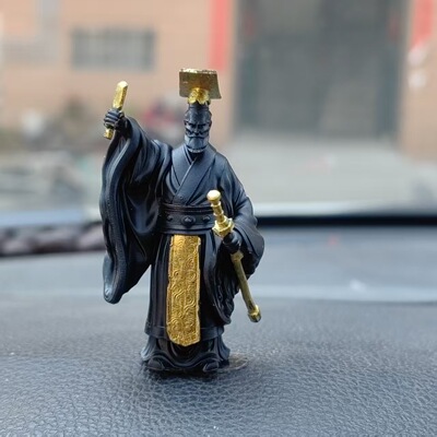 秦始皇阿房宫古代士兵将军微景观鱼缸造景3d打印树脂寒江孤影战马