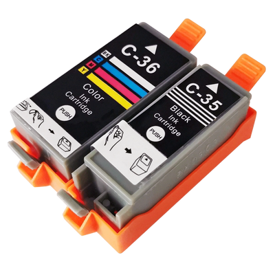 优替适用佳能ip100墨盒PGI-35 CLI-36墨盒Canon PIXUS Mini260 IP110佳能腾彩PIXMA喷墨便携式打印机墨盒