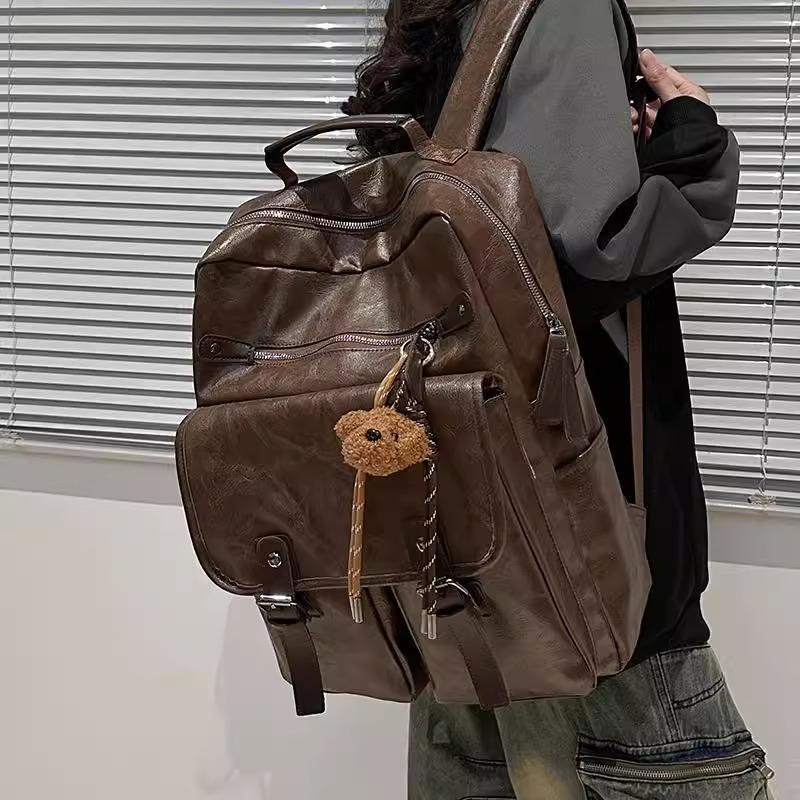 香港IT.greg2026新款男士双肩包女休闲百搭电脑包大容量旅行背包