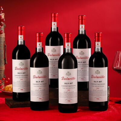 澳大利亚BLN407原汁进口红酒6支装14度赤霞珠澳洲干红葡萄酒