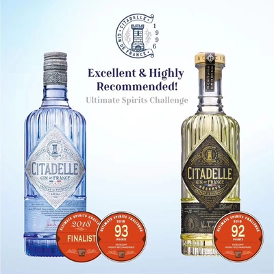 洋酒 Citadelle Gin 法国巍城金酒 杜松子酒 鸡尾酒调酒 正品包邮