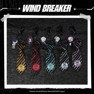 【现货ANIPLEX】WIND BREAKER 防风铃 角色印象风领带挂件 周边