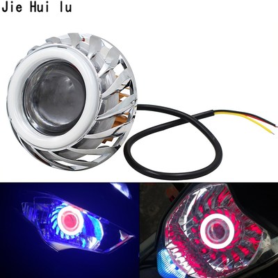 Car Motorbike Motorcycle Head 30W LED Angel Eyes Headlight L
