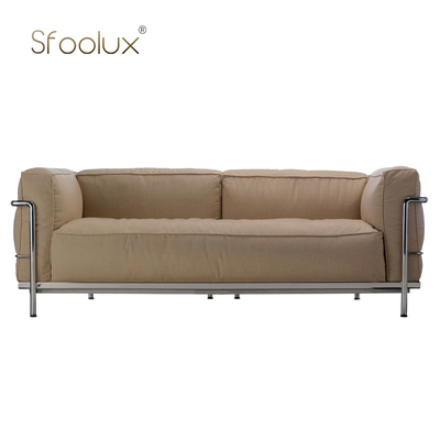 Sfoolux意式极简lc3 poltrona别墅样板间客厅现代休闲布艺沙发