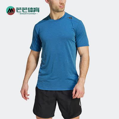 阿迪达斯男子运动短袖