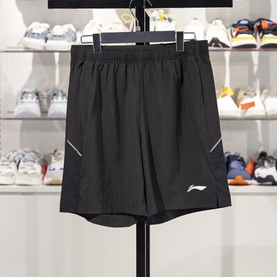 李宁运动短裤男子2025夏季专业跑步系列反光速干凉爽短裤AKSV089