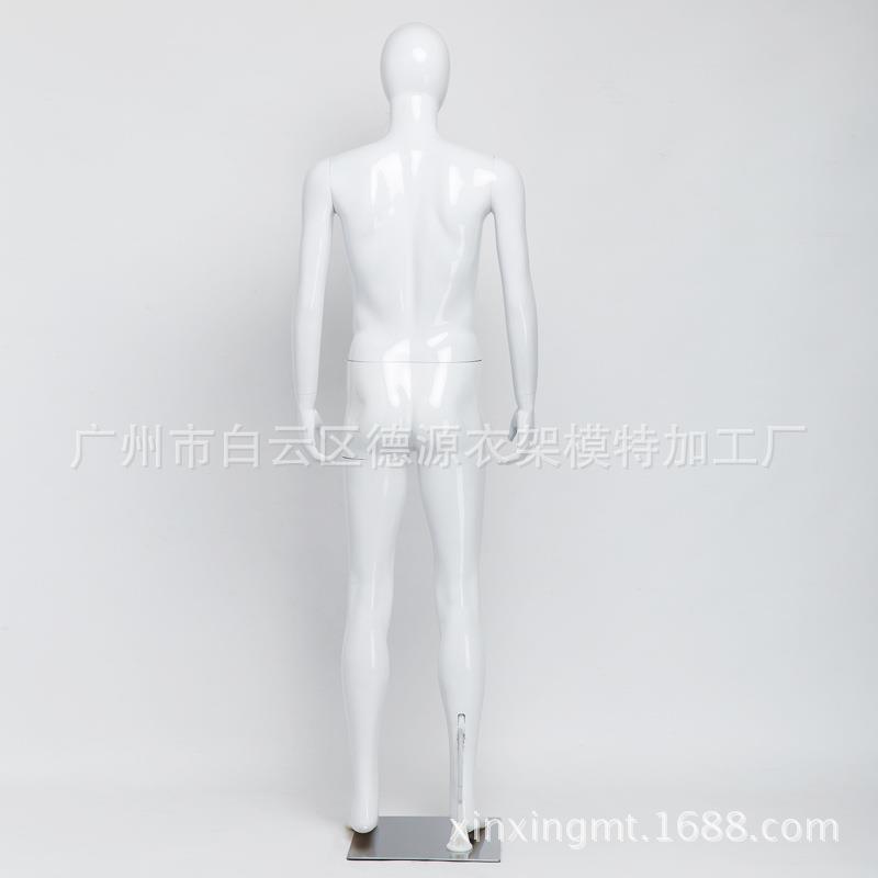 2019年爆款ABS塑料亮光男模特运输0破损高档服装模特道具