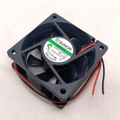 原装建准SUNON KD2406PTS1 KDE2406PTVX DC24V变频器散热风扇6025