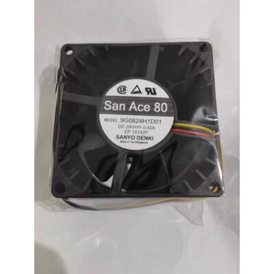 SANYO/全新 SAN ACE80风扇9G0824H1D01 8CM 24V 0.42A 8厘米风扇