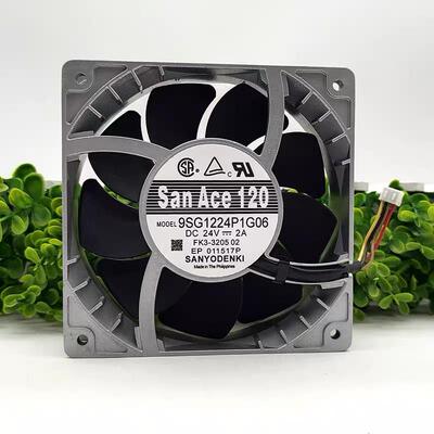 原装 三洋 SANYO 9SG1224P1G06 12038 24V 2A 大风量轴流散热风扇