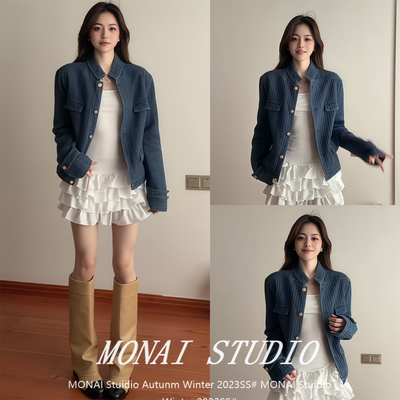 【宅宅Athome~】牛仔小香风外套