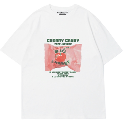 chic港风宽松短袖T恤夏季