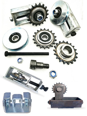 渣土车自动篷布配件滑轮钢丝绳