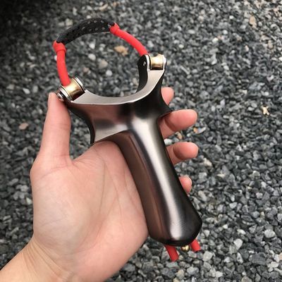 新款滑轮弹弓金属天罡精准