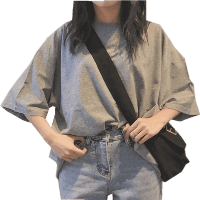 欧货大版超火短袖t恤ins夏装上衣