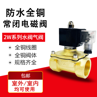 常闭室外防水电磁阀水阀