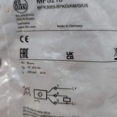IFM MFS216 MFK3085-BPKG/AM/G/U