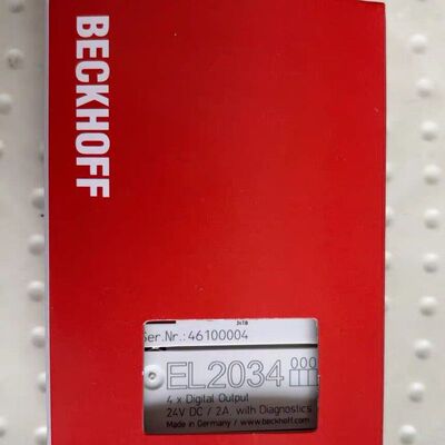 倍福模块EL2034 4路数字输出 24VDC 2A 未