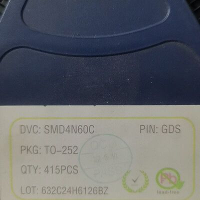 SMD4N60C. 415颗出售  10