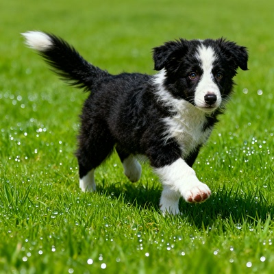边牧幼犬活泼家庭犬幼宠陪伴犬狗