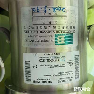 议~价美国原装CTI-CRYOGENICS低温泵，型号10F CR有维修，翻新