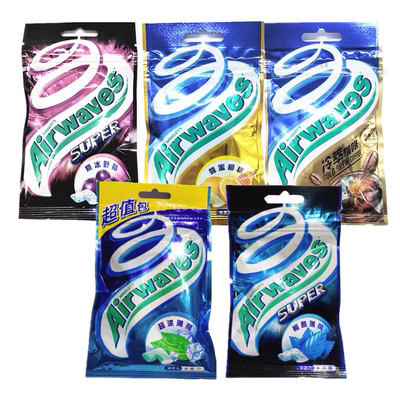 台湾进口无糖口香糖 Airwaves多种口味开车佳选口香糖密封压条