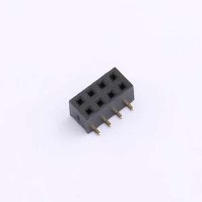 F240-1204A0BMUC2 排母 2x4P 间距:2mm SMD,P=2mm