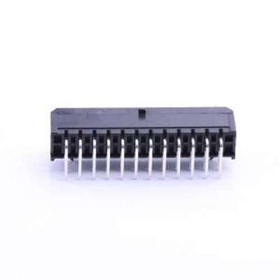 HX30002-24WA 线对板针座 2x12P 间距:3mm 弯插 弯插,P=3mm