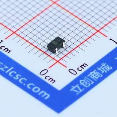 DAN202KT146 开关二极管 电压:80V 电流:100mA TO-236-3(SOT-23-3