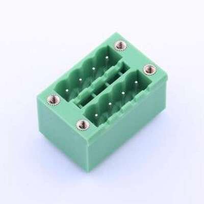 KF2EDGKVHM-5.08-2*4P 插拔式接线端子 螺丝固定 5.08mm 插件,P=5