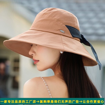JC日系高品质太阳帽优雅纯色防晒