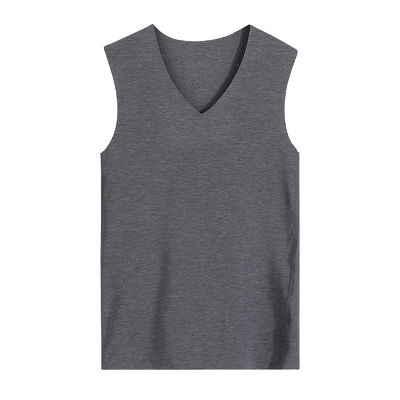 韩玛斯保暖背心男士秋衣无痕内穿