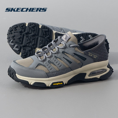 斯凯奇男鞋新款AIR-COOLED缓震运动鞋闪穿时尚休闲鞋 237322C
