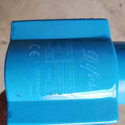 可议价电磁阀线圈，型号018F6176，蓝色外壳，220V/