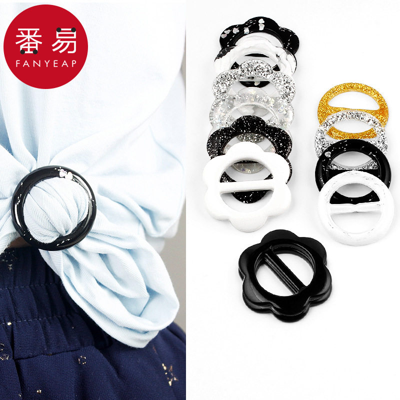 pn001_衣角打结扣百搭衣服打结扣环下摆创意夏季衬衫简约固定衣角