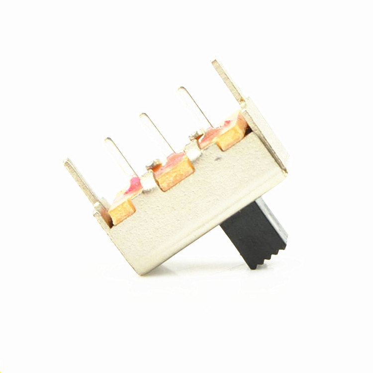 拨动开关 SS-12F44(1P2T)G5柄高5mm 3脚2档带支架两固定脚 20只_虎窝淘