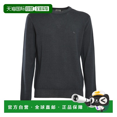 ETRO 男士针织衫 1M50097402 CO 黑色 Virign wool crewneck