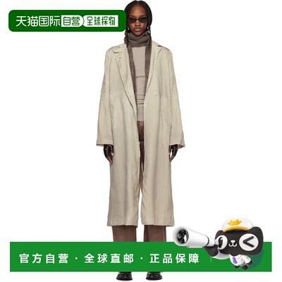 潮奢 Our Legacy 女士 灰色 Capital 大衣 W2261CGGGreyWaxDippe