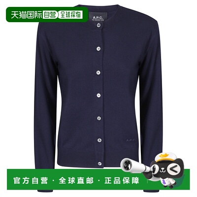 1h可退 A.P.C. 女士针织衫 WVAWMF22348IAK AW2026 蓝色 Marisa