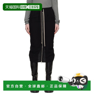 1h可退 潮奢 rick owens 瑞克 欧文斯 女士 黑色 Temple Zipped S