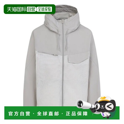 Y-3 男士外套 KS5227L SS2026 灰色 PANELLED HOO【付后1h可退】