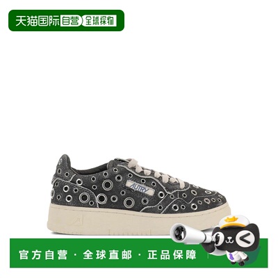 AUTRY 女士休闲鞋 AULWTF01 SS2026 黑色 铆钉装饰低帮休闲鞋