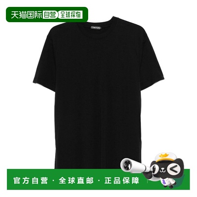 TOM FORD 男士T恤 JMT012JCS004NAA SS2026 黑色 T-Shirt