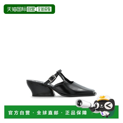 1h可退 LOEWE 女士高跟鞋 LOND379X050BLACK CO 黑色 Heeled mule