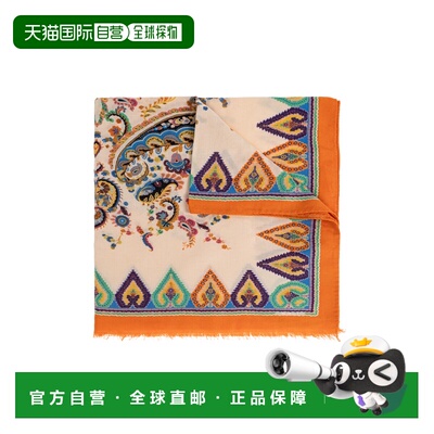 ETRO 女士围巾 WATA0010AKD91X0800 SS2026 花色 Scarf With Flor