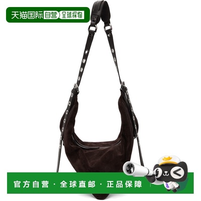 1h可退 潮奢 BY FAR 女士 棕色 Trayana Suede & Nappa Leather