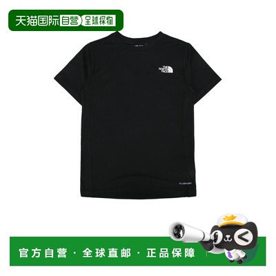 1h可退 THE NORTH FACE 男童T恤 NF0A8DF2JK31 AW2025 黑色北面