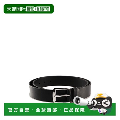 1h可退 BURBERRY 男士腰带 8010465 SS2019 黑色 Gray black leat