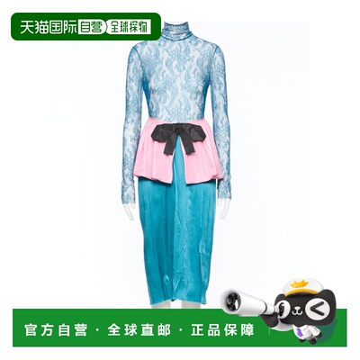 1h可退 VALENTINO 女士连衣裙 BVAGR09EJ9M6 SS2026 花色 长袖连